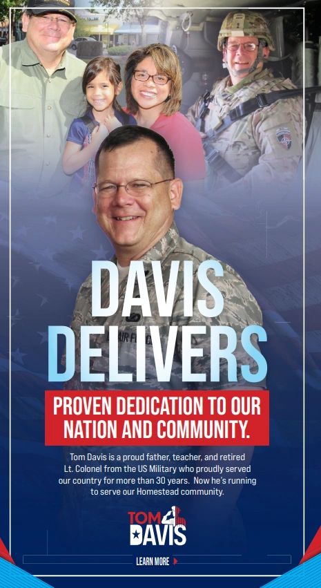 Tom Davis For Homestead City Council, Seat 1